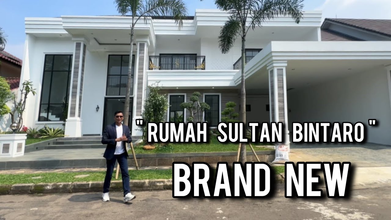 RUMAH BINTARO DIJUAL, BRAND NEW, MEGAH - YouTube
