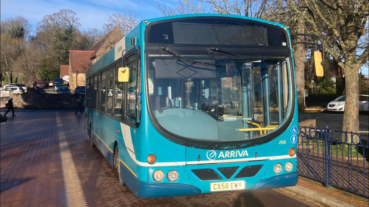 Maxed out w/kickdown! Arriva Wales (Chester) - 2908 CX58 EWY - Route X4 ...