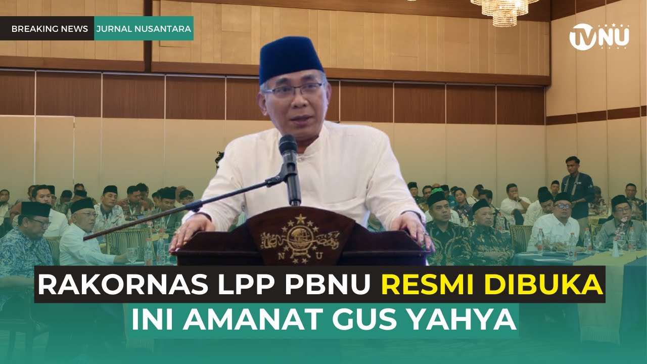 Gus Yahya Minta LPP PBNU Agar Tidak Hanya Urusi Sawit - YouTube