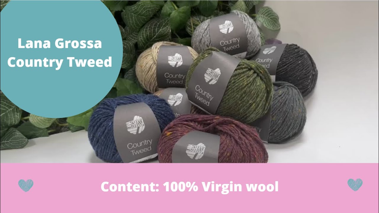 Lana Grossa Country Tweed - YouTube