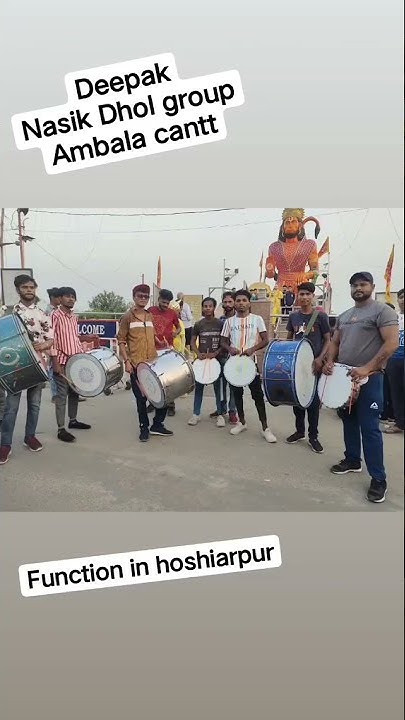 today function in hoshiarpur 💥💥💥Deepak nasik dhol group ambala cantt ...