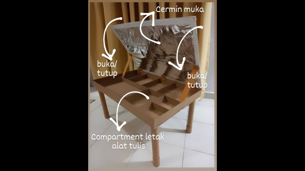 Designomic - Meja 2 in 1 Recycle - Projek PdPR 2021 - PSV Tingkatan 1 ...