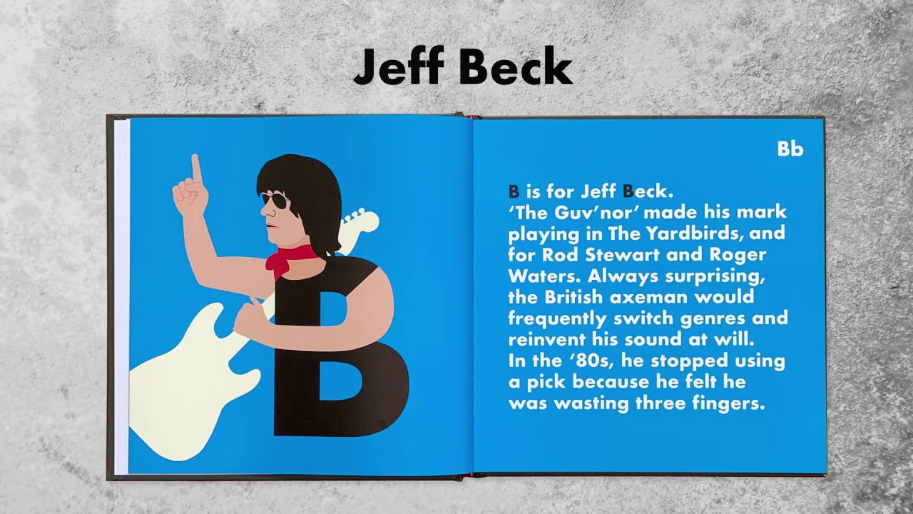 Guitar Legends Alphabet Book - YouTube