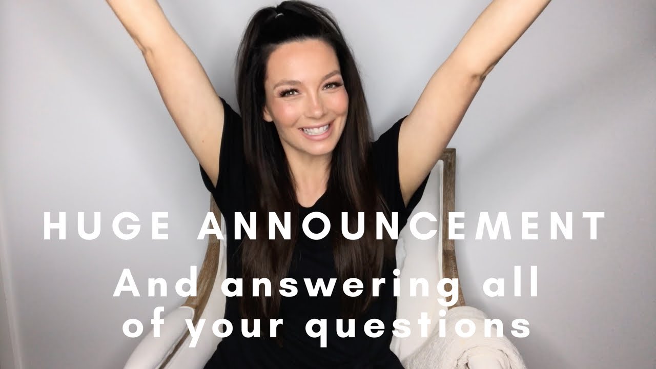 HUGE announcement + Answering Your Questions - YouTube
