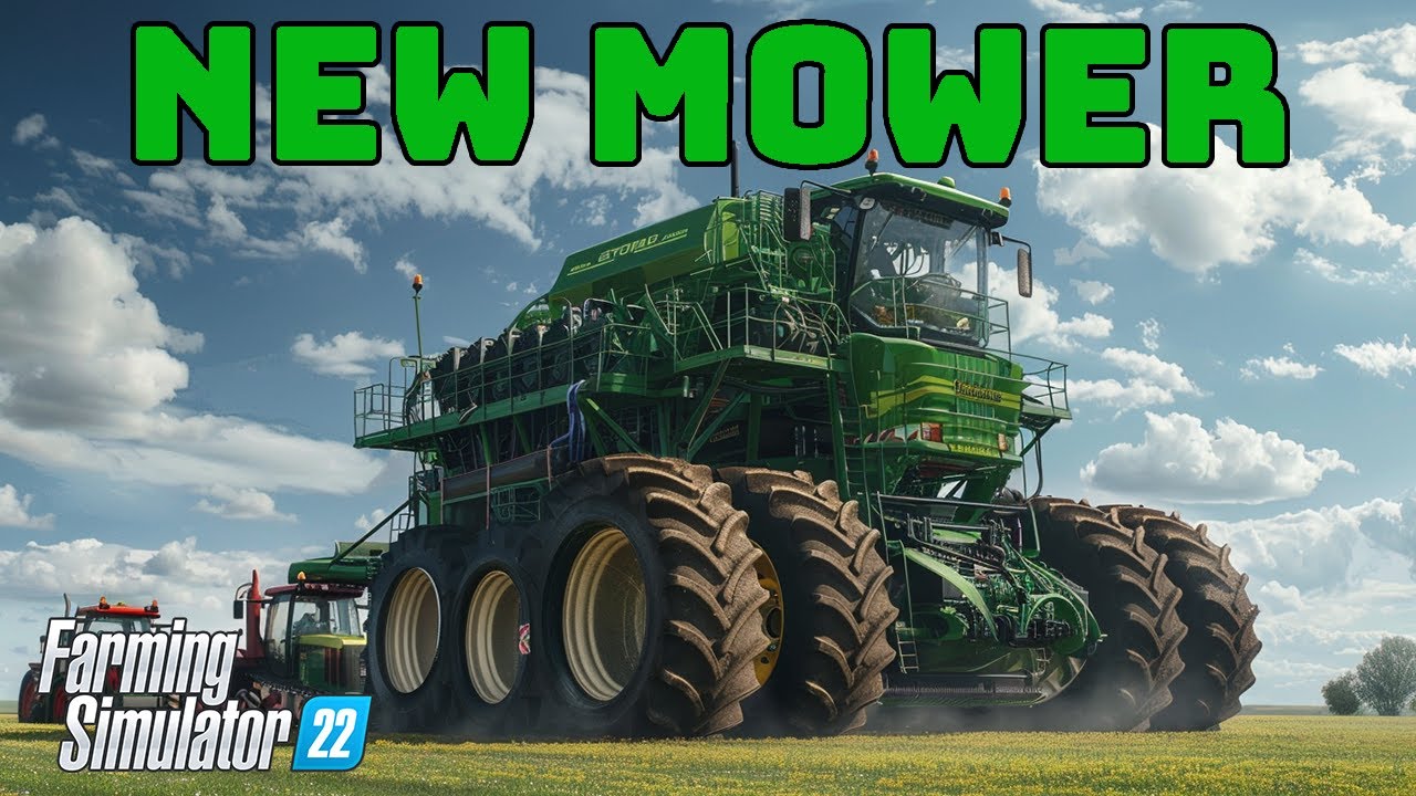 THE NEW SUPER MOWER! | $0 to $100M Challenge | Farming Simulator 22 ...