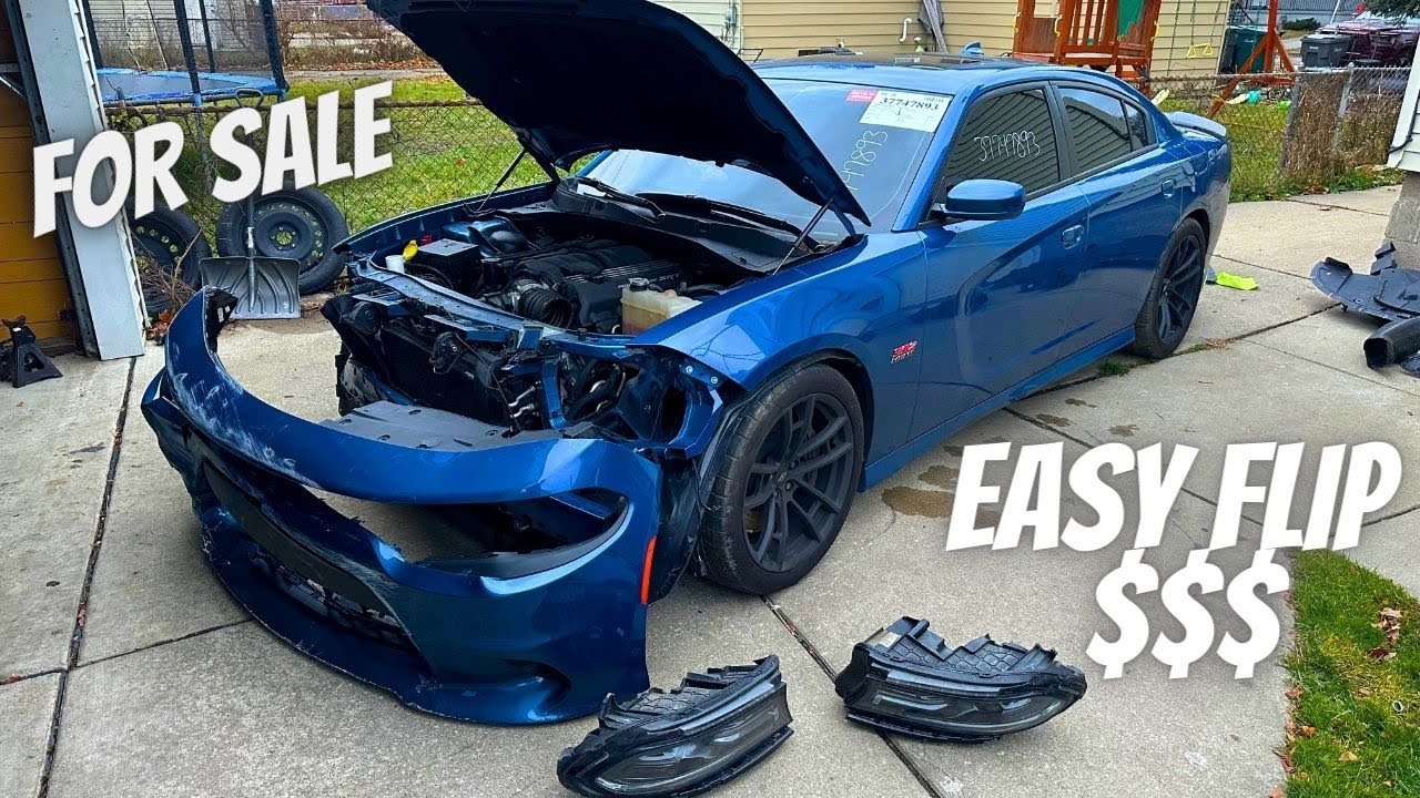 I Bought A DESTROYED Scat Pack Charger At Salvage Auction! - YouTube