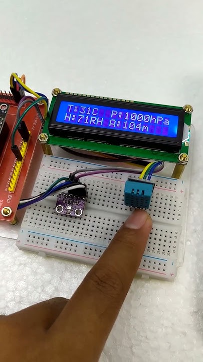 PROJECT IoT /Internet Of Things dengan NodeMcU-ESP8266 "MONITORING CUACA " via BLYNK # ...