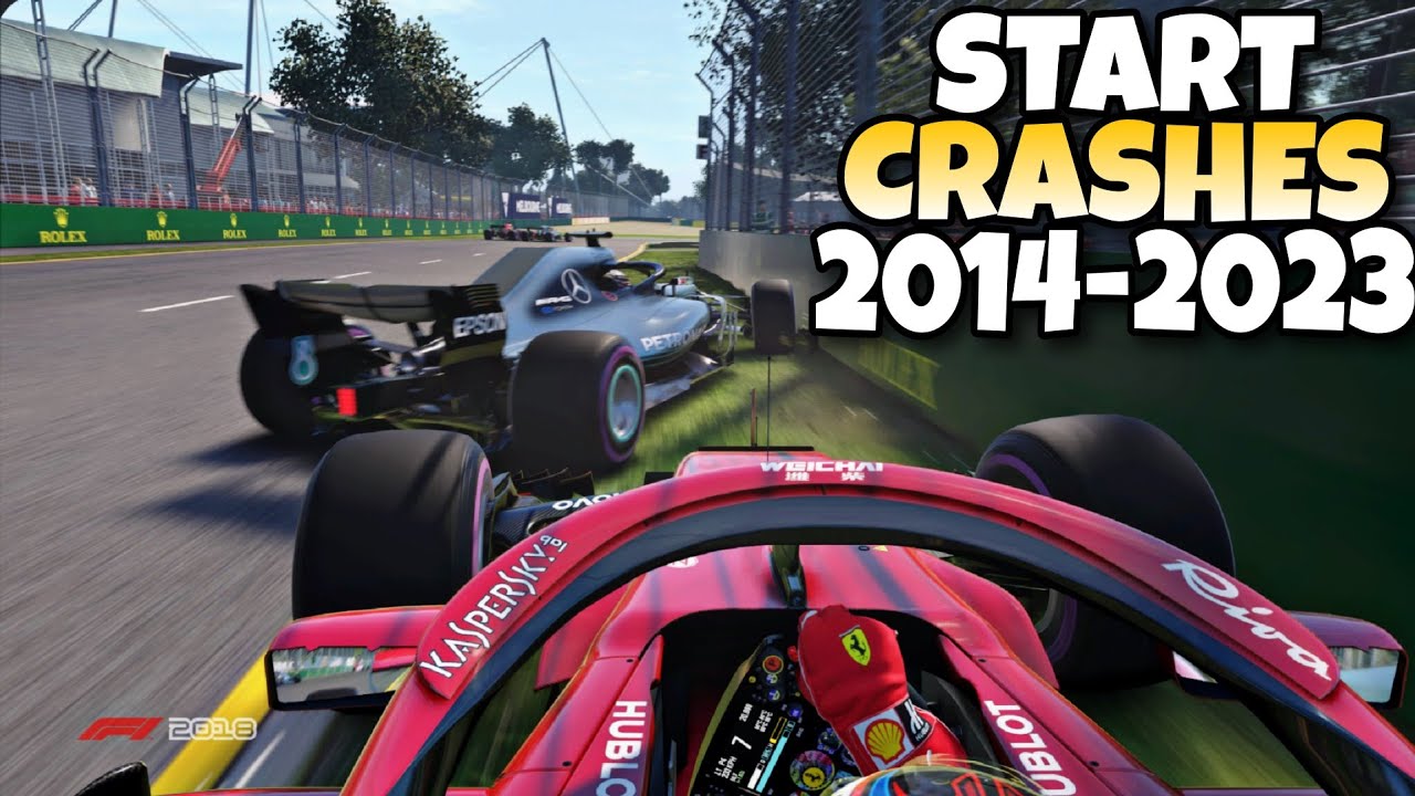 F1 START CRASHES 2014-2023 - YouTube