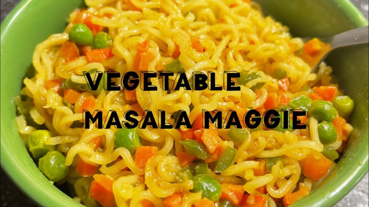 Vegetable masala Maggie/2min.Maggie recipe/tasty vegetable Maggie - YouTube