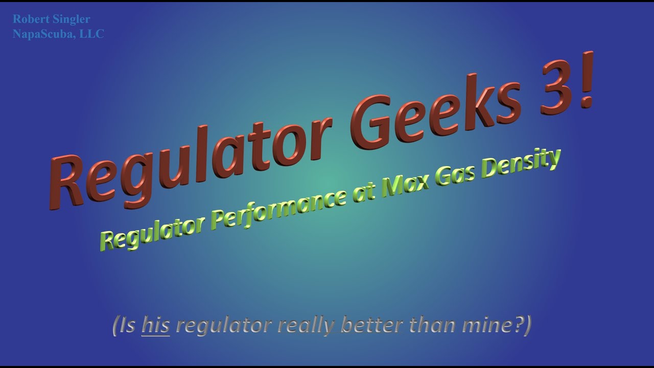 Regulator Geeks 3: 2nd Stage Performance at High Gas Density - YouTube