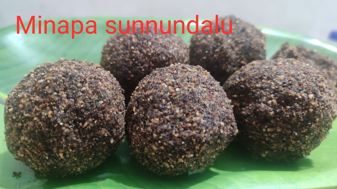 Minapa laddu /Minapa sunnundalu 😋 - YouTube