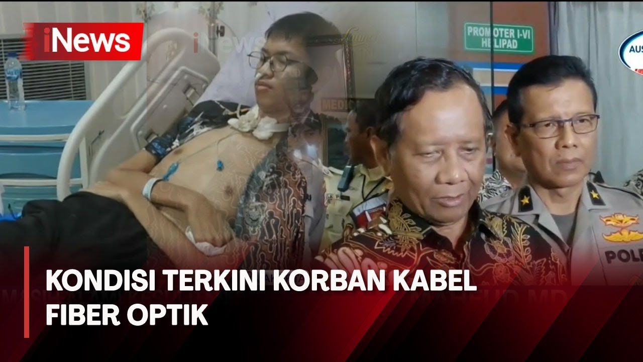 Menko Polhukam Jenguk Sultan Rifat Al Fatih Korban Kabel Fiber Optik di Rumah Sakit - YouTube