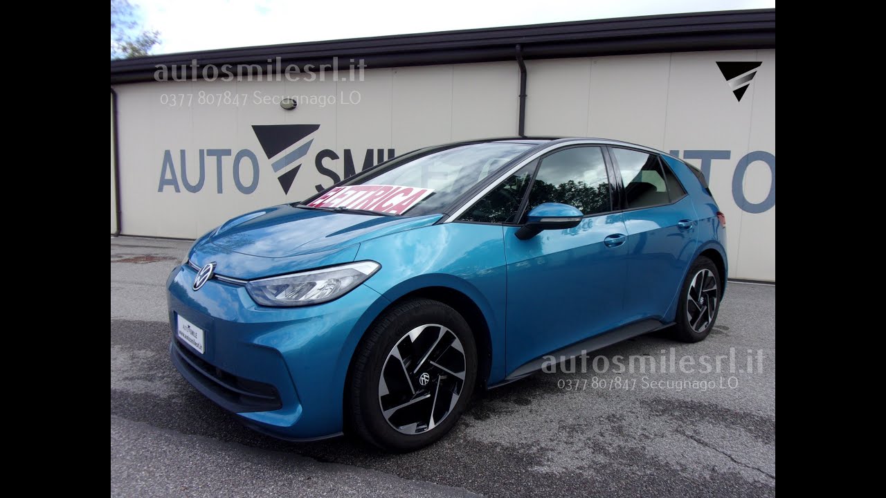 VOLKSWAGEN ID.3 58kWh PRO Performance 204cv / Costa Azul metallizzato ...