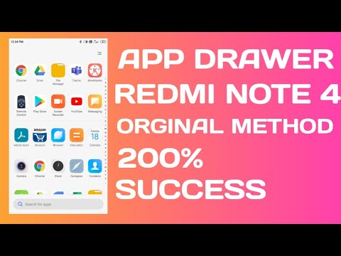 App Drawer on Redmi Note 4 - YouTube