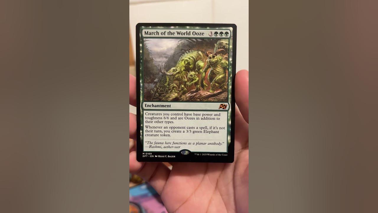 March of the World Ooze-Aetherdrift #magicthegathering #mtg #tcg #magic - YouTube