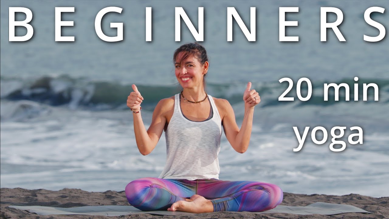 20 min BEGINNERS yoga - YouTube