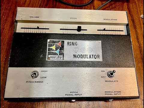 70's Maestro Ring Modulator - YouTube