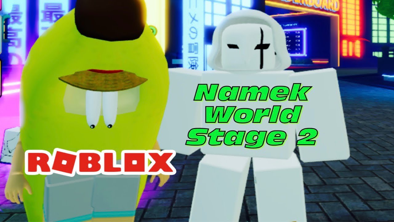 Roblox Anime Adventures: Namek Stage 2 - YouTube