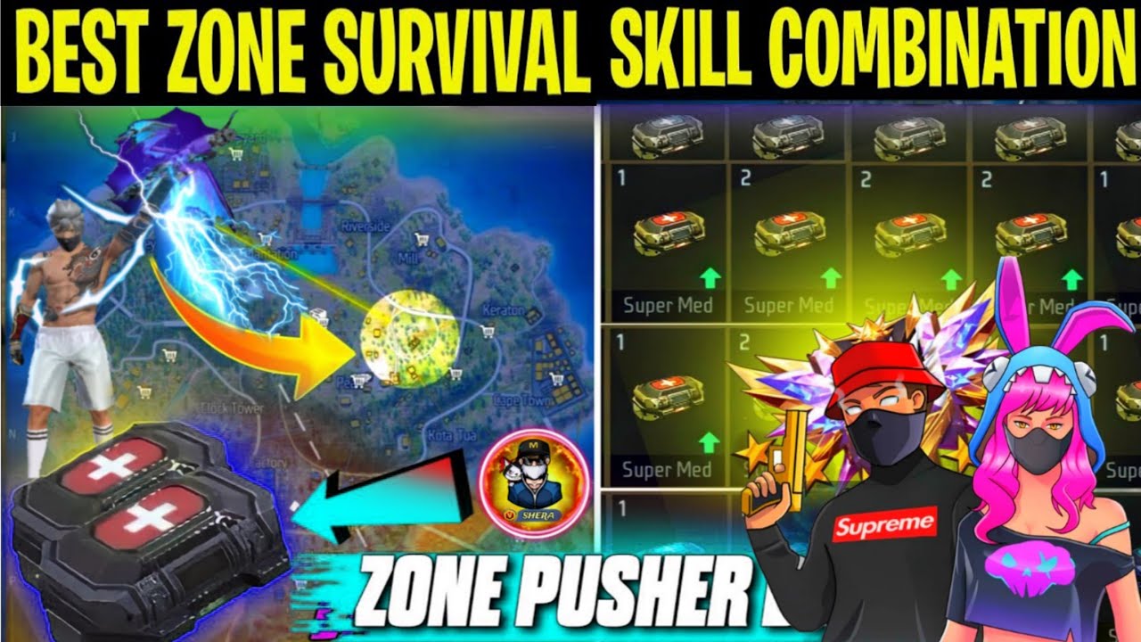 Free Fire Zone Survivor Character Combination 💯🧐 || free fire character ...