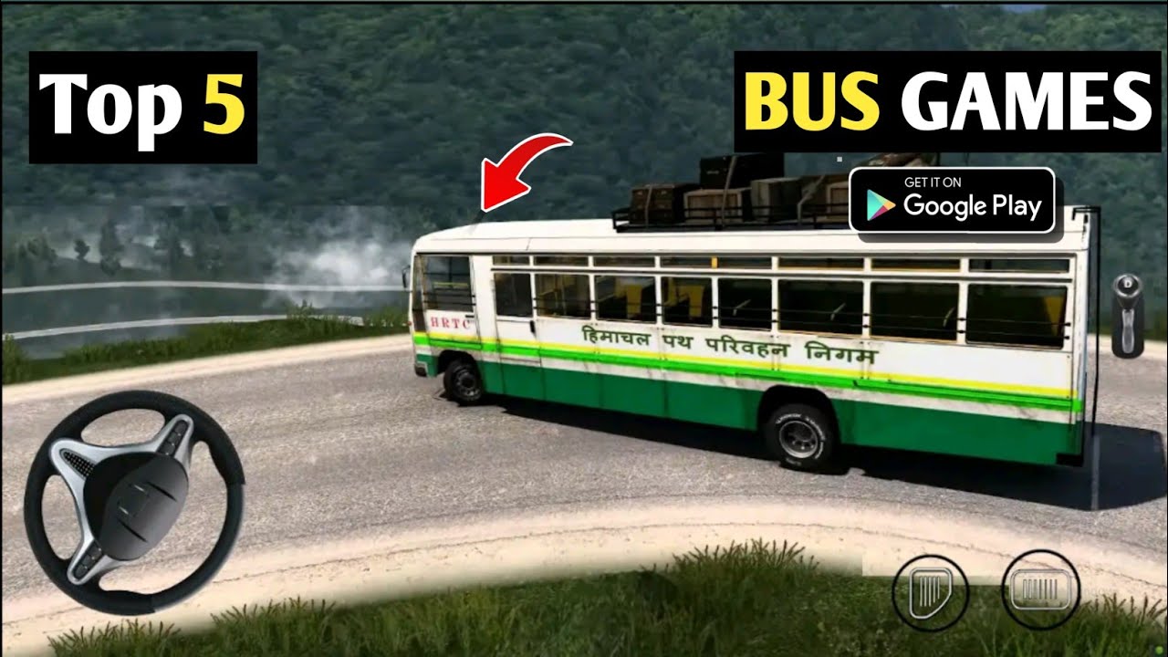 Top 5 Realistic Bus Simulator Games For Android l 🤩 Best bus driving ...
