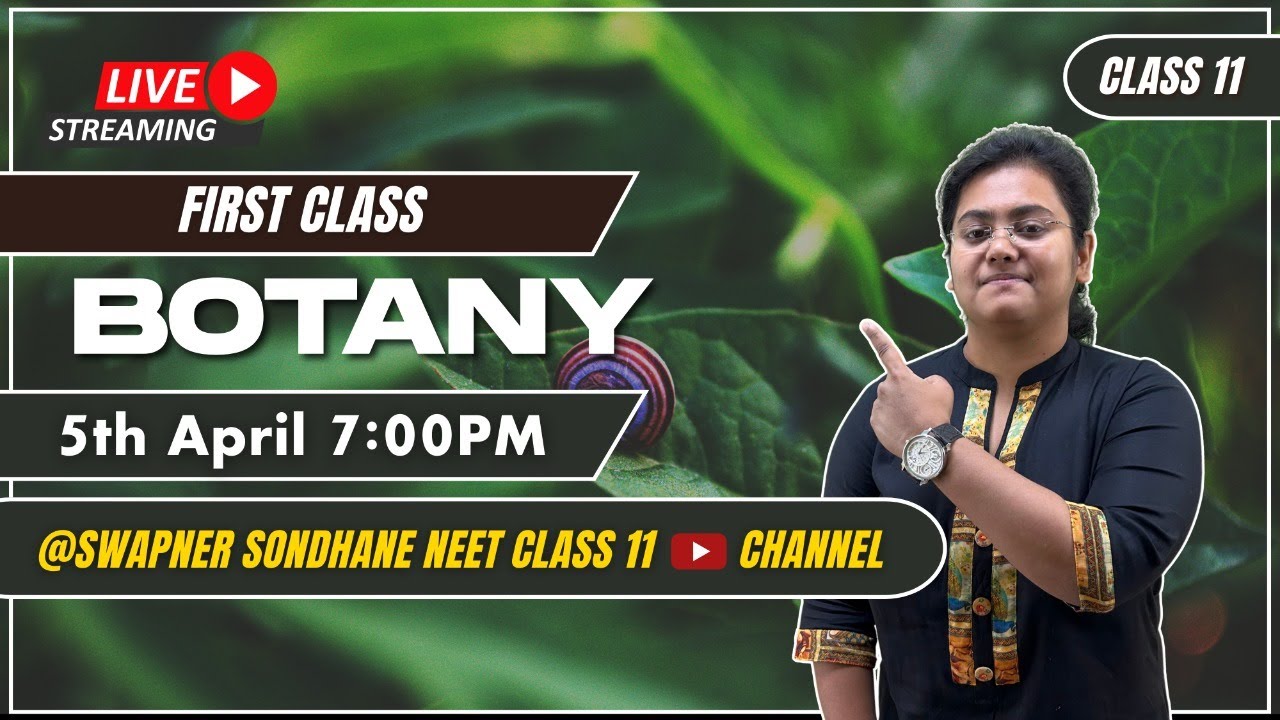 First botany class for class 11 | NEET 2027 - YouTube