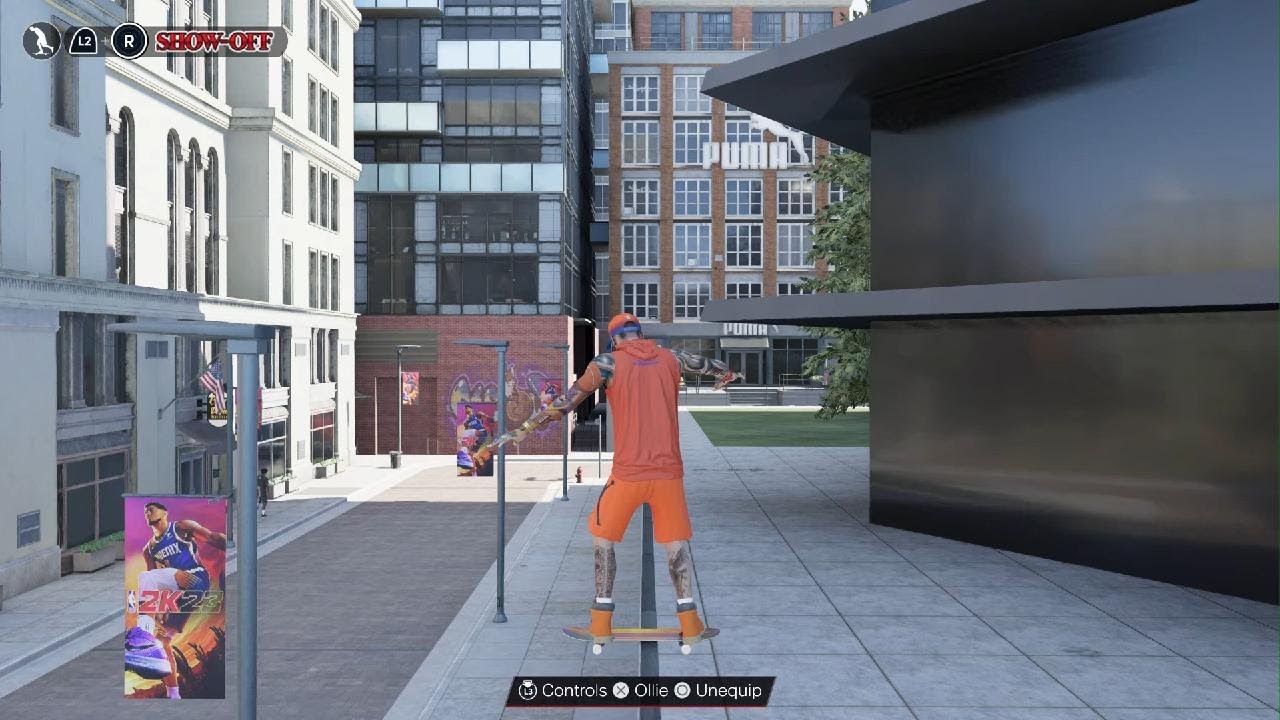 NBA 2K23_ Skateboard Surfing - YouTube