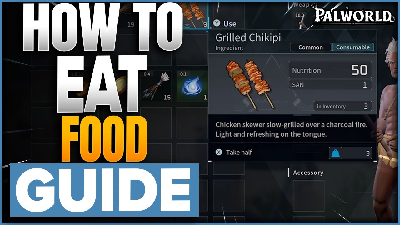How To Eat Food In Palworld - YouTube