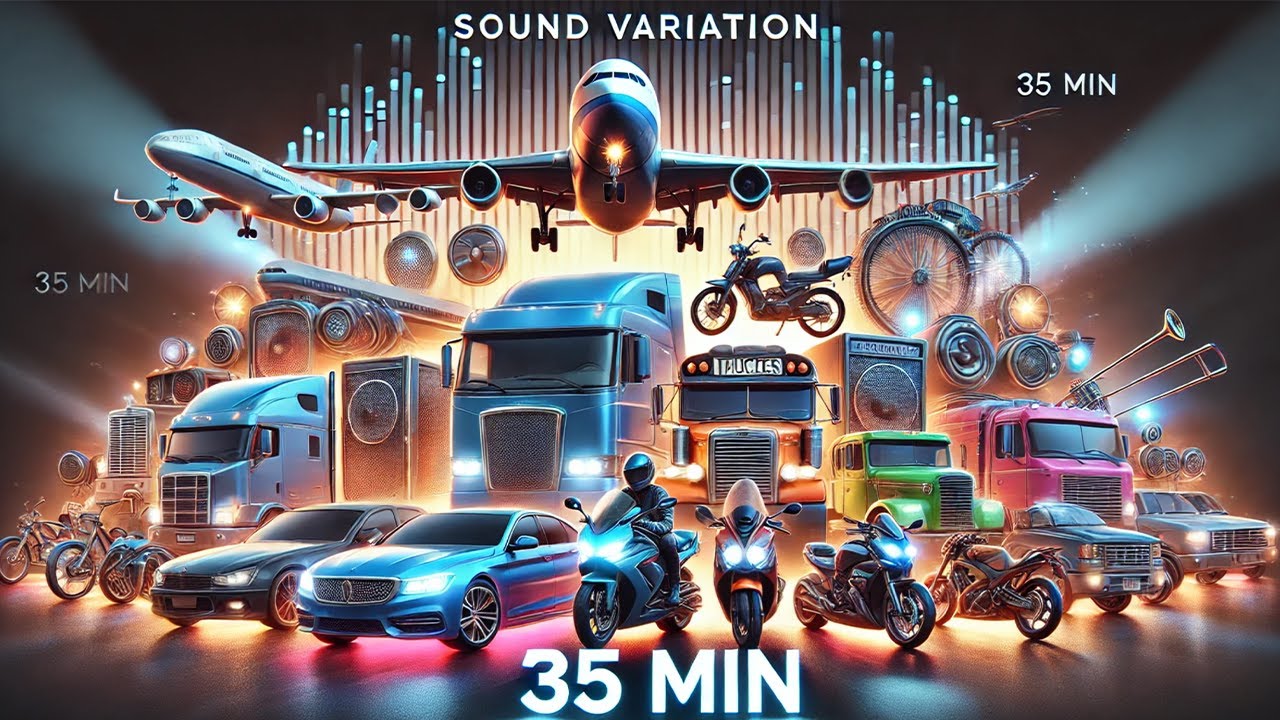🚗🚨 35 Minutes MIX 🚨🚗 Vehicles "Horn & Alarm & Siren" Sound Variations ...