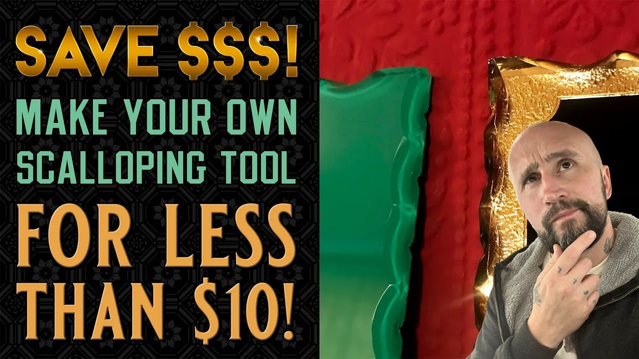 Glass scalloping. DIY money saving hack - YouTube
