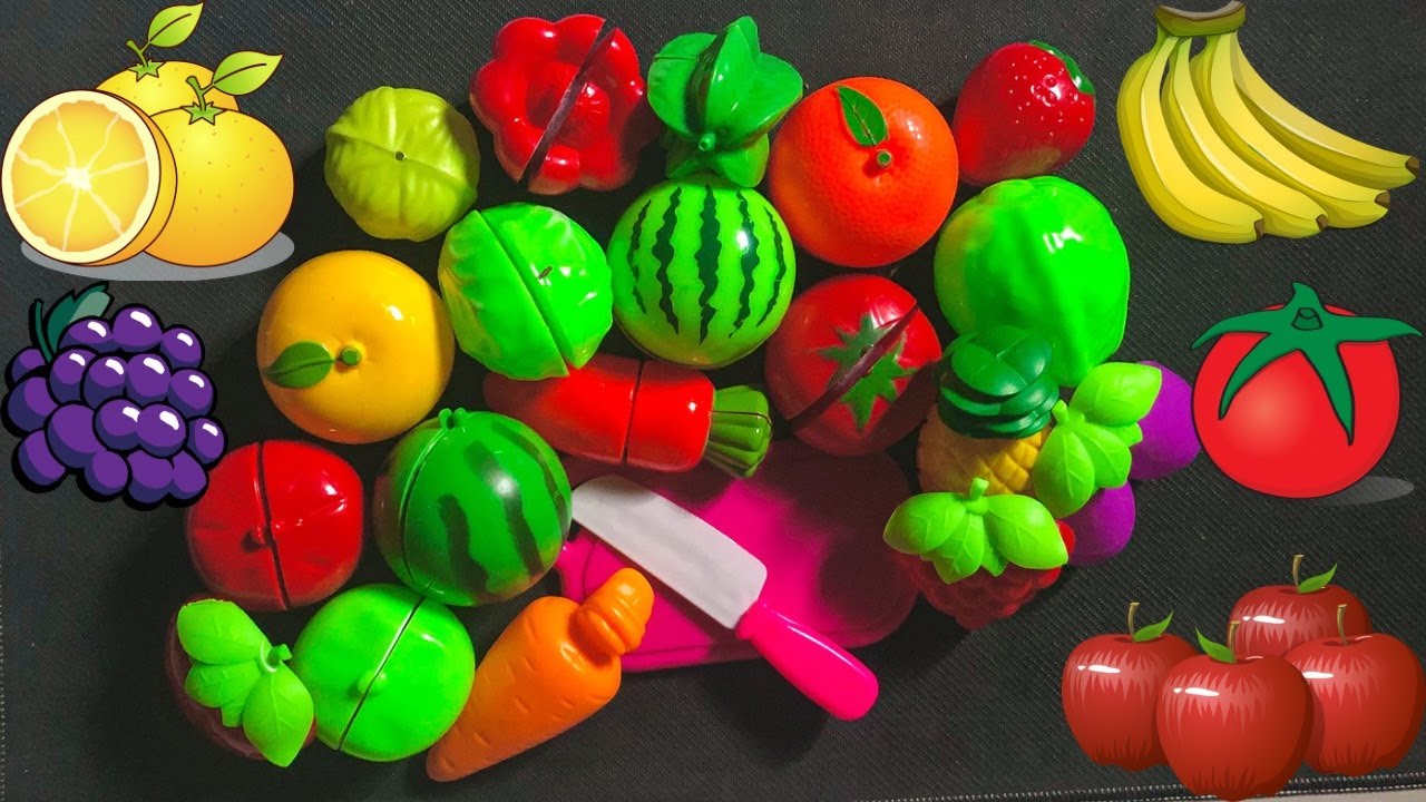 Satisfying Video | ASMR Cutting Fruits And Vegetables,Tomato,Carrot ...