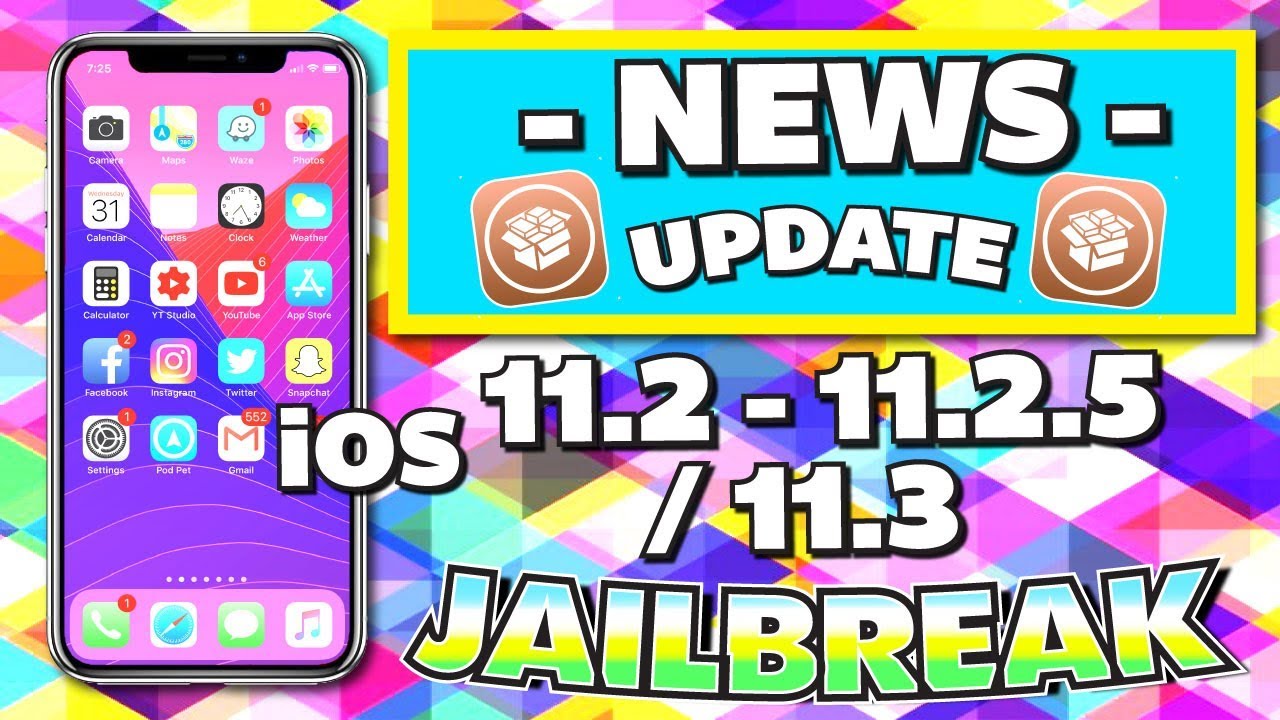 *NEWS* iOS 11.2 - 11.2.5 Jailbreak UPDATE (iPhone, iPad, iPod) 11.2, 11 ...