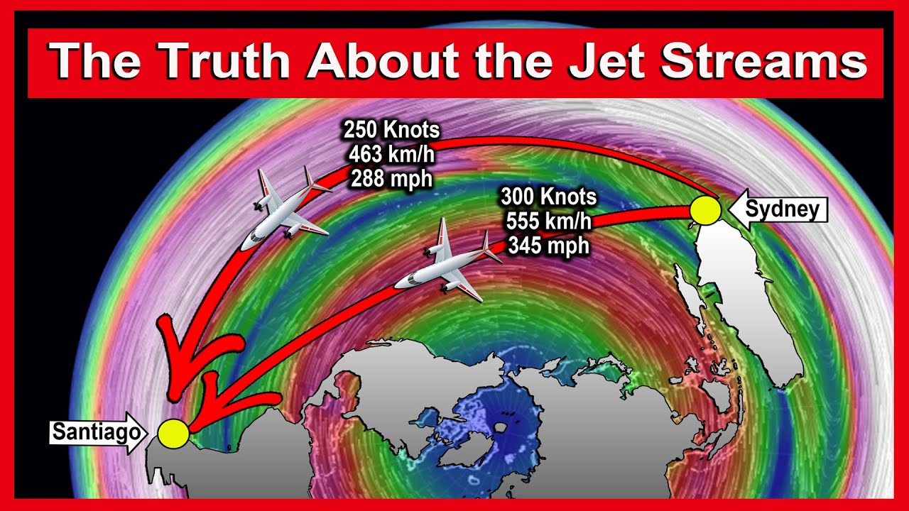 The Truth About the Jet Streams & the Flight Sydney to Santiago - YouTube