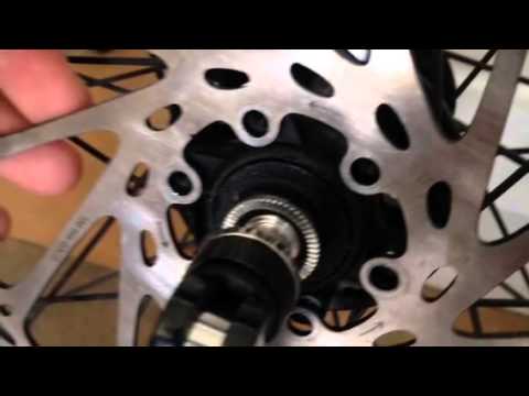 How to replace brake pads on avid elixir 5 brakes, clean ro - YouTube