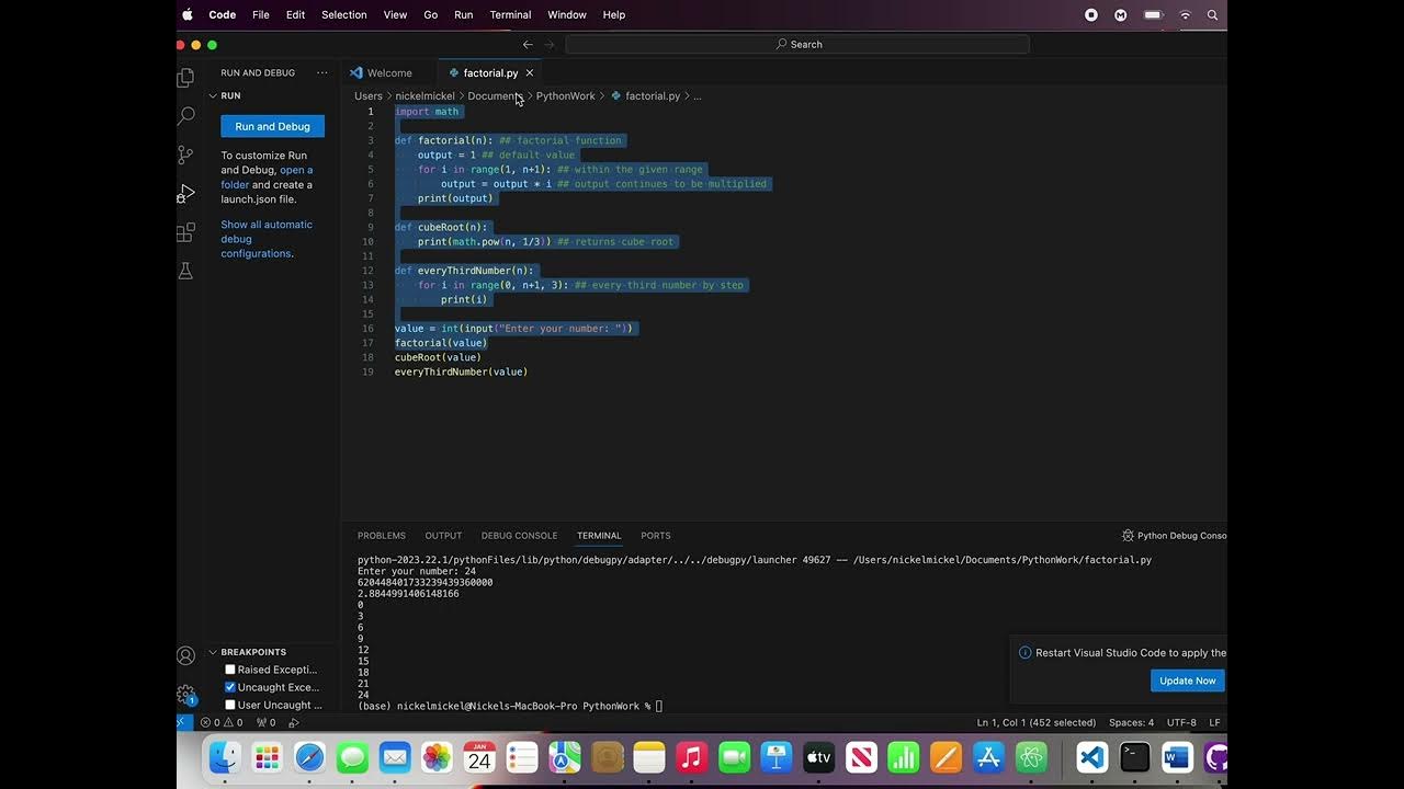 Python Math Functions - YouTube