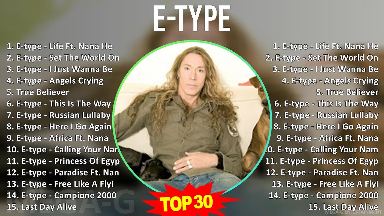 E - T y p e MIX Greatest Hits 1 HOUR ~ 1990s Music ~ Top Club Dance ...