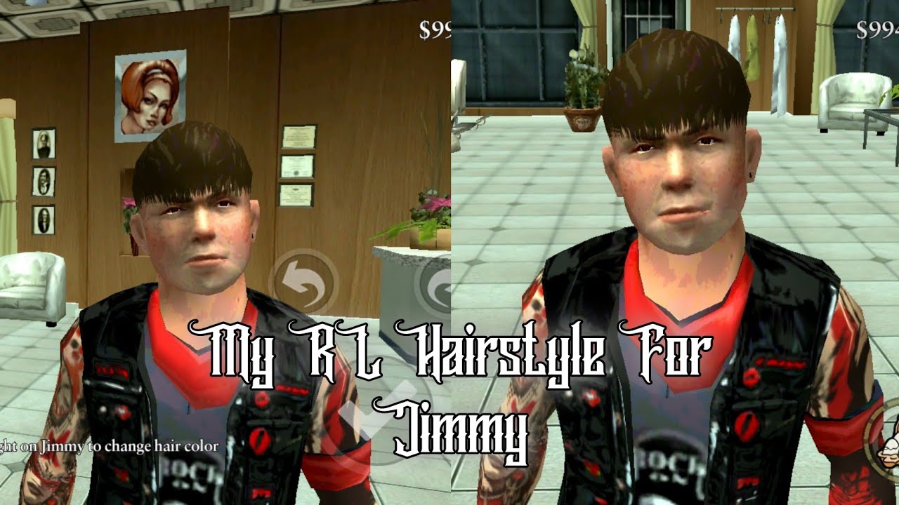 Bully AE - My RL Hairstyle For Jimmy Mod - YouTube