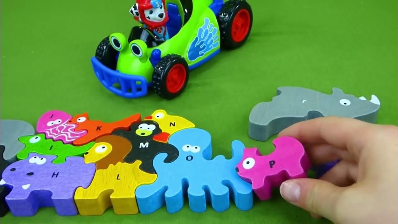 Best Learning Video for Kids Alphabet Letter Sounds Animal Puzzle | Paw ...