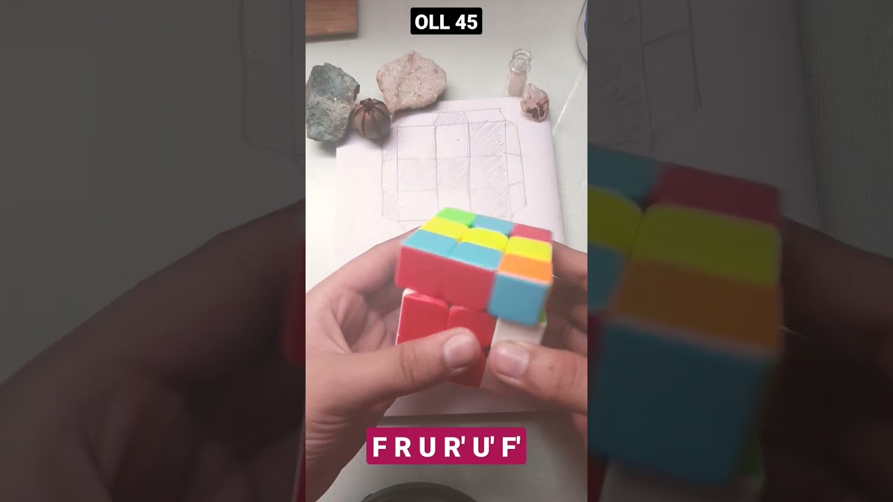 OLL 45 | #shorts #trending #oll #algorithms #rubikscube #tutorial #3x3 ...