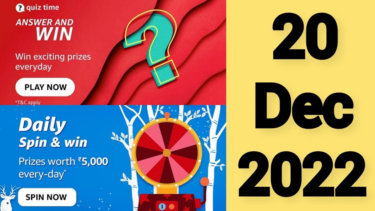 Amazon Quiz Answers Today I Amazon Quiz Today - YouTube
