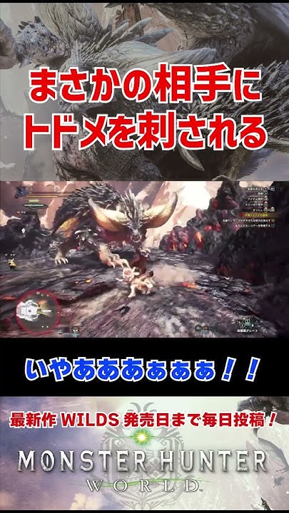 【切り抜き】俺の背中で戦うなぁ！！！【 MHW・MHWI 初見プレイ】#モンハン #モンハンワールド #モンハンアイスボーン ＃モンハンワイルズ＃ゲーム実況＃初見プレイ＃Short動画 ...