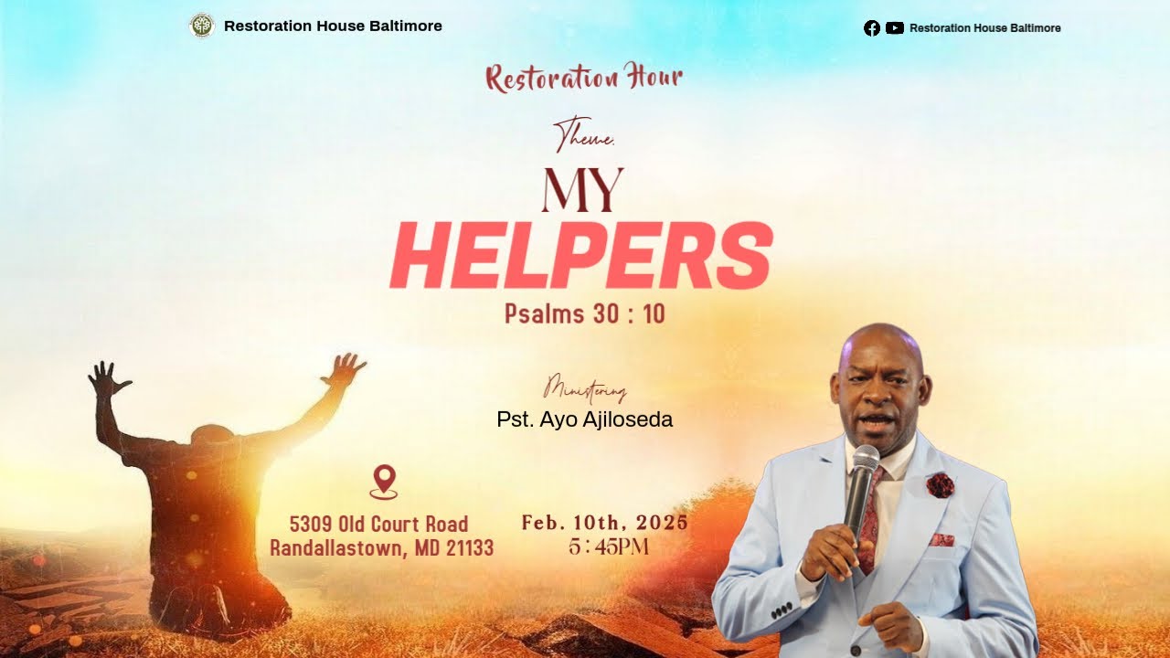 MY HELPERS |RHB| RESTORATION HOUR - YouTube