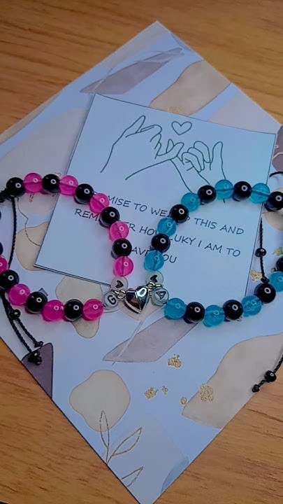 Pulseras de perlas de colores ♥️#bisuteria #pulseras #rosa #new #1million #parati #like - YouTube