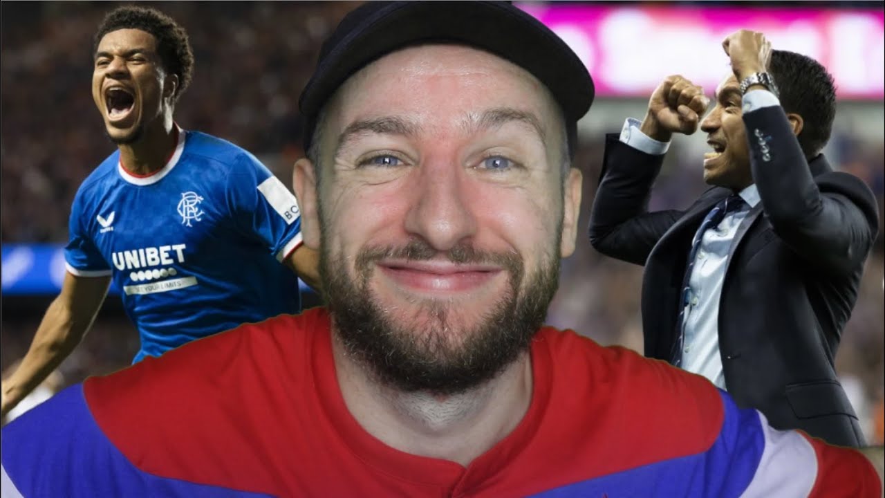 RANGERS 3 UNION SAINT-GILLOISE 0 REACTION! WE DID IT! LAWRENCE TILLMAN ...