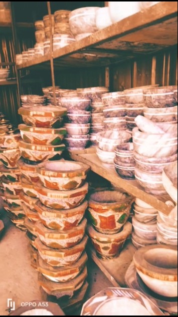 The Ancient culture of Taxila people preparing Dishes from stones and ...