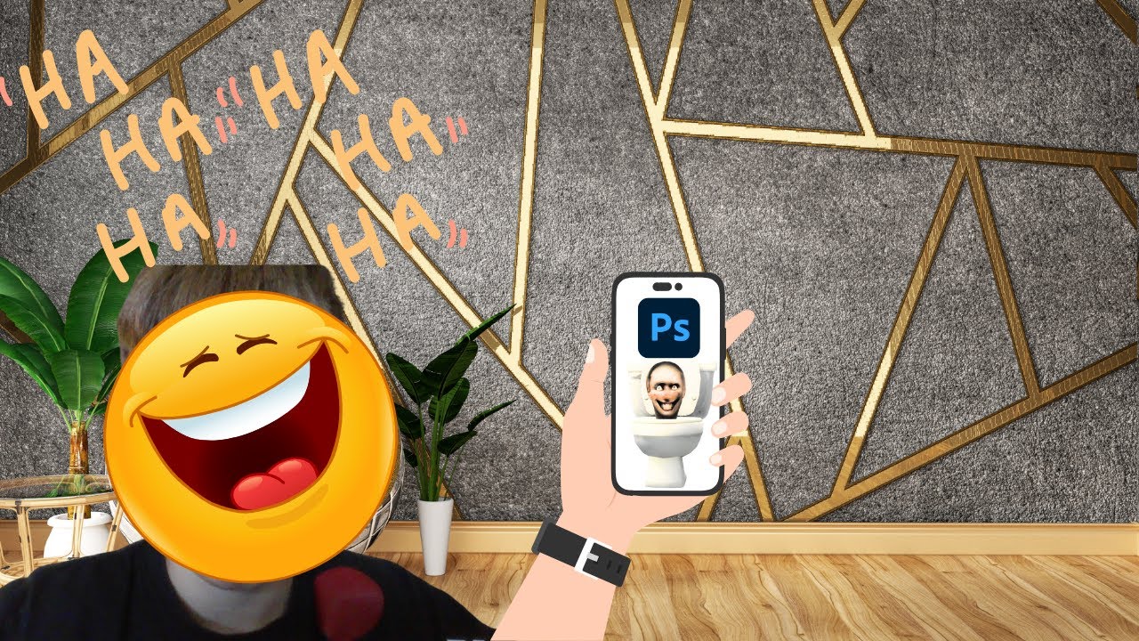 Making skibidi toilet Characters Look, goofy with photoshop - YouTube