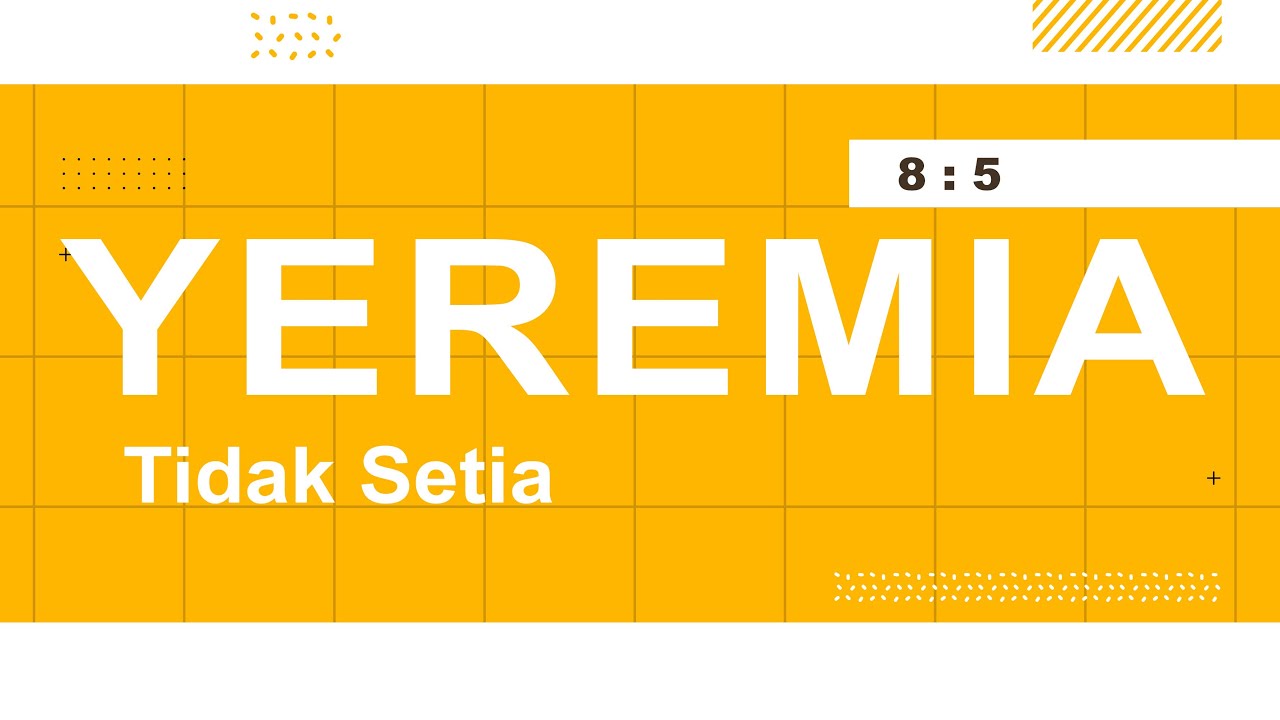 Tidak Setia - Seri Alkitab - YouTube