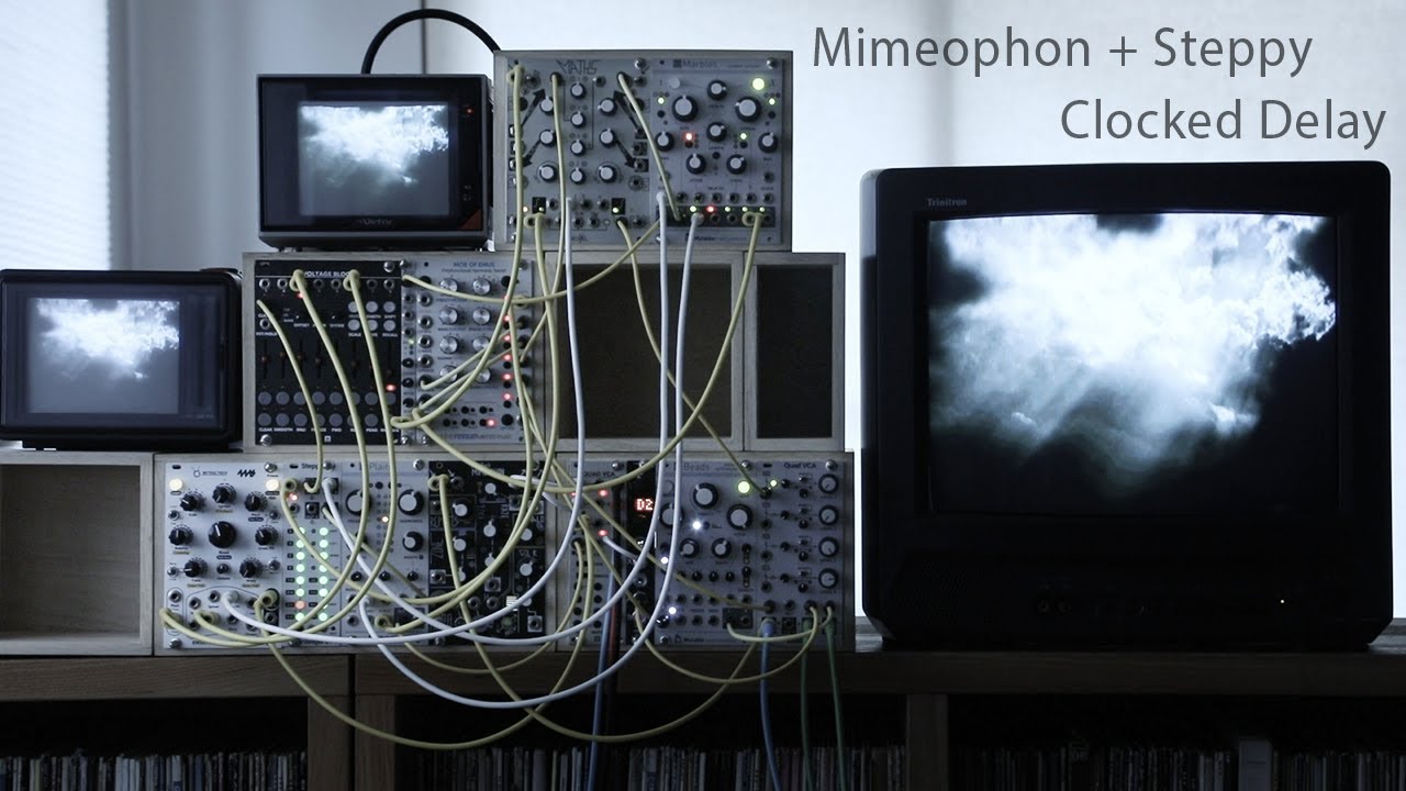 Mimeophon + Steppy Clocked delay Ambient / Marbles Mob of Emus Beads Ensemble Oscillator - YouTube