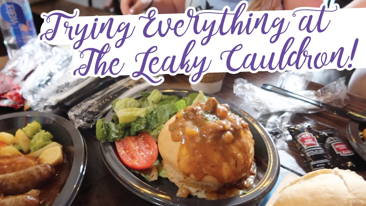 Trying Everything at The Leaky Cauldron | Universal Orlando - YouTube