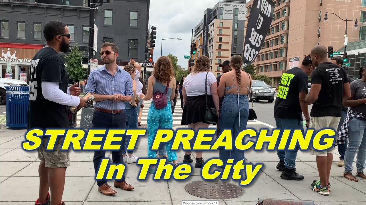 Gospel Message in the City | Street Preaching - YouTube