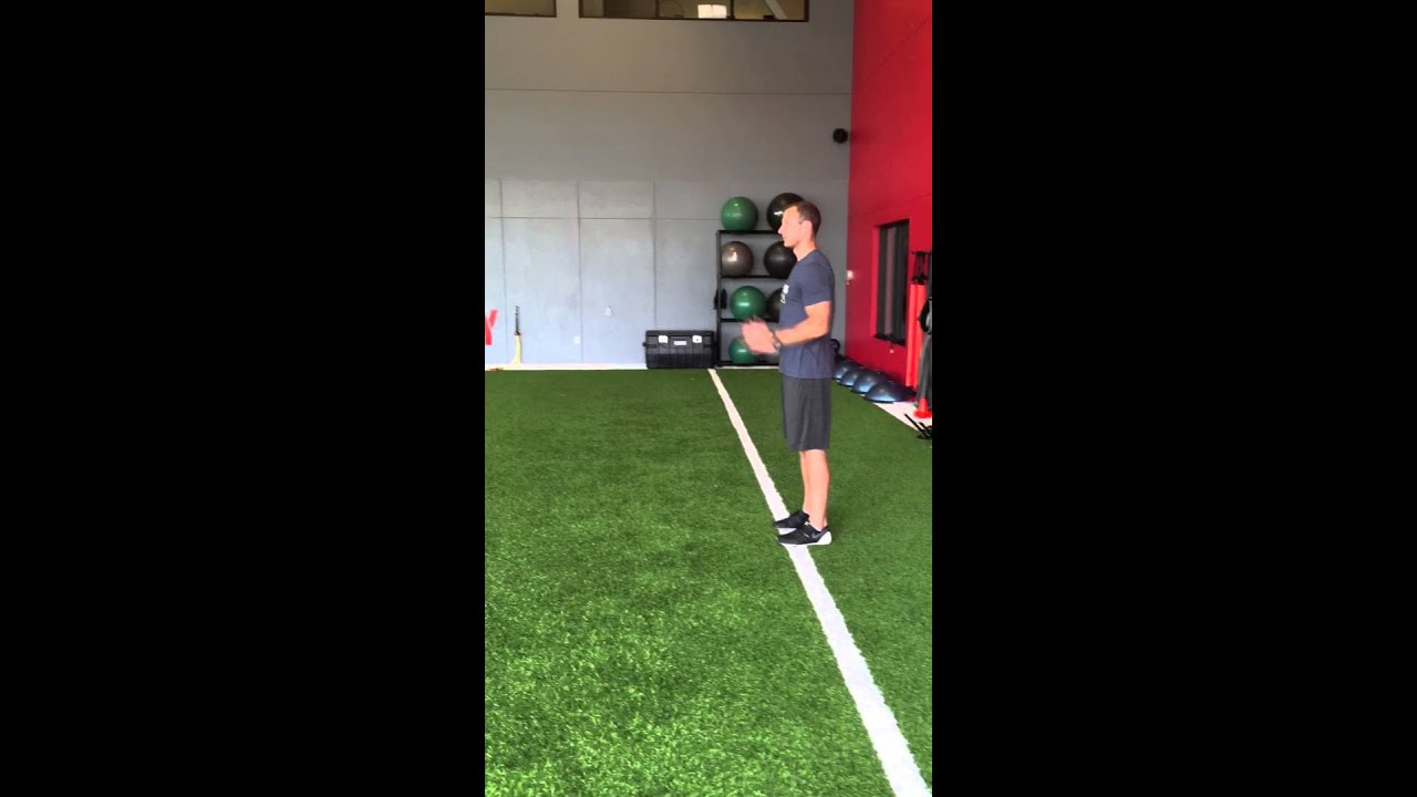 Standing Arm Swings (tense/relax/tense) + Stride - YouTube